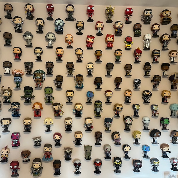 Stick to Wall Funko Pop Compatible Stand - Easy Install - Etsy