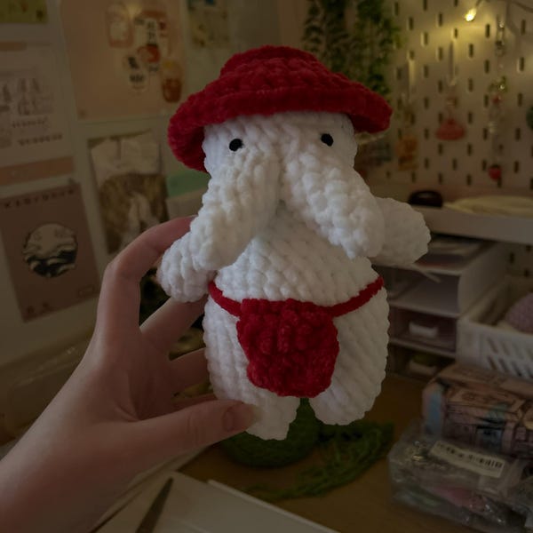 Radish Spirit - Amigurumi Crochet Plushie Pattern Spirited Away - Etsy