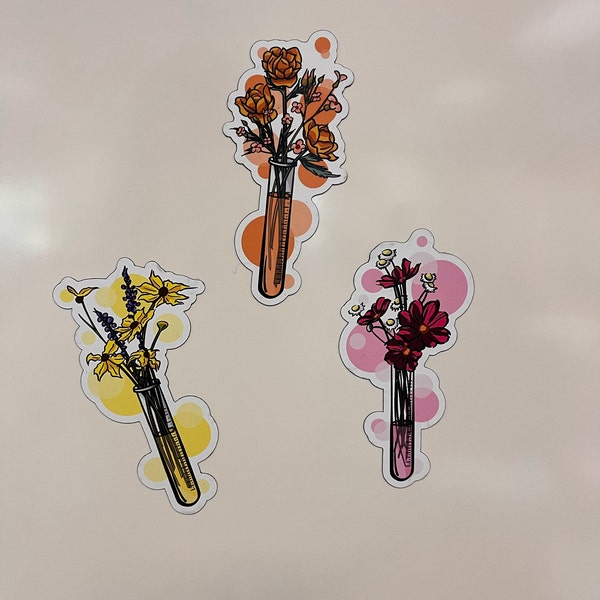 Test Tube Sticker, Science Sticker, Chemistry Sticker, Holographic ...