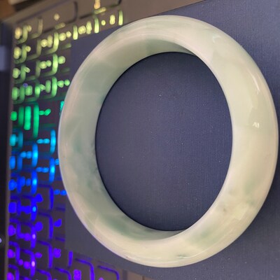 Djade-new Certified Natural Yellow Grade A Jadeite Jade Beaded Bracelet ...