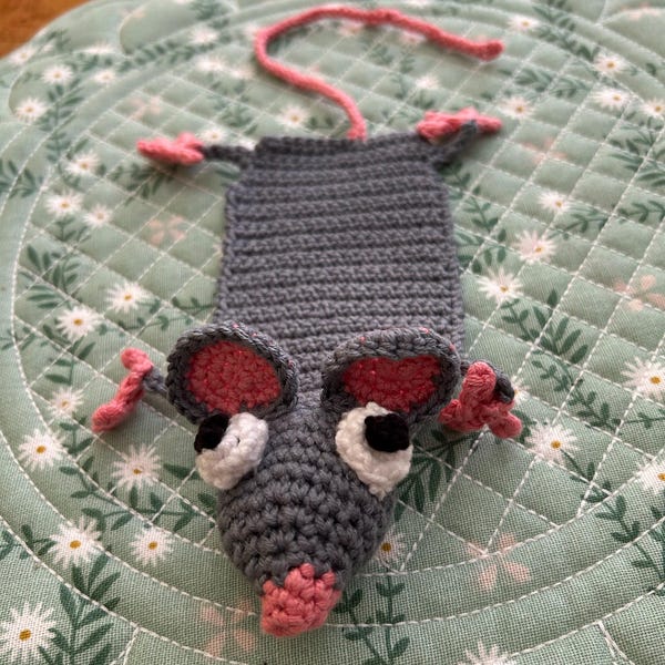 Mouse Bookmark Crochet Pattern | Amigurumi PDF Pattern - Etsy