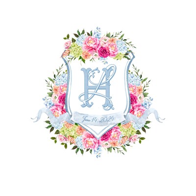 Custom Wedding Crest Custom Crest Wedding Crest Wedding Logo ...