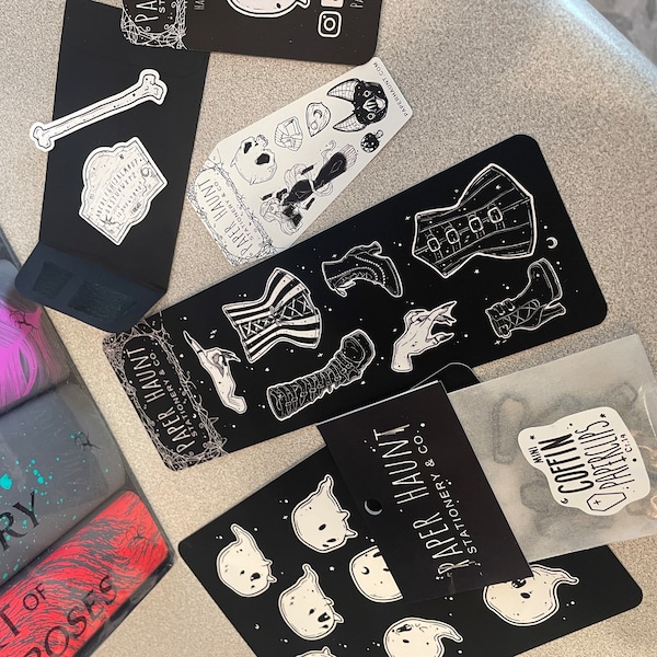 Coffin Paperclips, Spooky Cute, Goth - Etsy