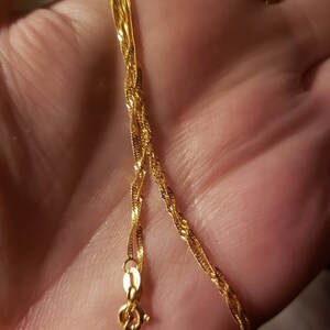 14K Solid Gold Sturdy Cable Link Chain / Necklace Layered | Etsy