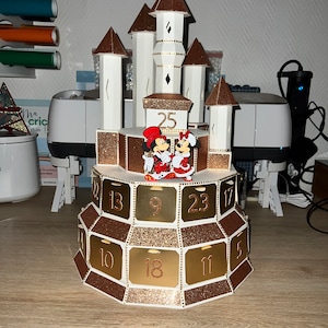 3d SVG Castle Advent Calendar Christmas Castle Advent Calendar svg ...