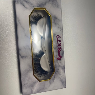 Eyelash Custom Name Case Stickers Labels Rectangle Clear Transparent ...