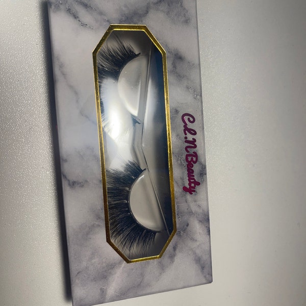 Eyelash Custom Name Case Stickers Labels Rectangle Clear Transparent ...