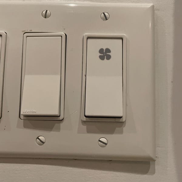 Light Switch Vinyls for Your Outlet Covers, Black, White or Glow in the ...