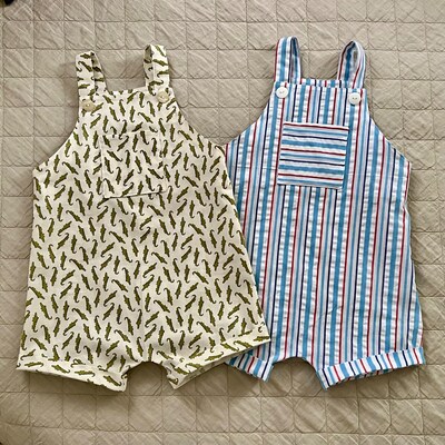 Short Overall Sewing Pattern, Summer Romper Pattern, Woven Overall ...