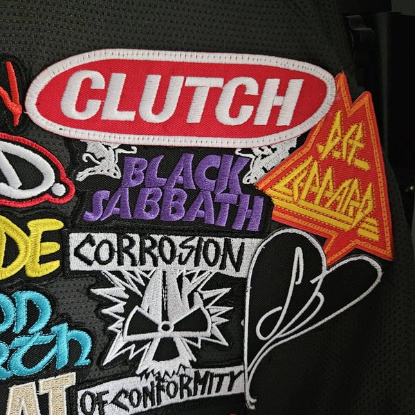 Heavy Metal Embroidered Patch – Iron on or Sew on Badge for Jackets ...