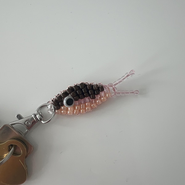 Beaded Fish Keychain and Purse Charm: Customizable - Etsy