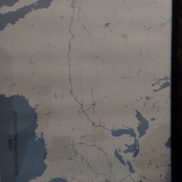 Personalize Map Adventure - Custom Travel Print - Make Your Own Memory ...