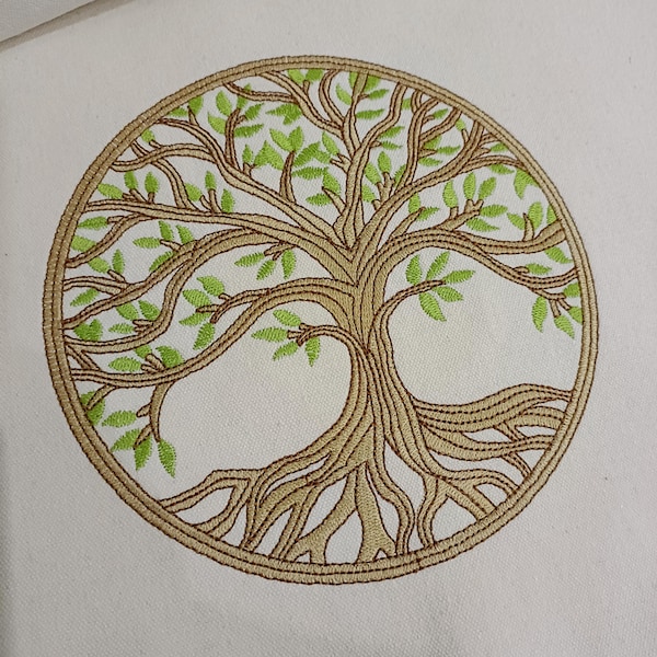 3 Tree of Life Embroidery Design, Machine Embroidery Files, 9 Sizes ...