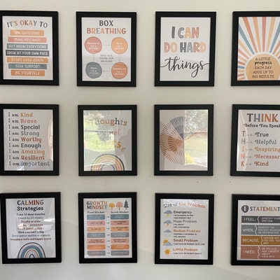 CBT School Counselor Posters Social Work Poster Psychologist - Etsy