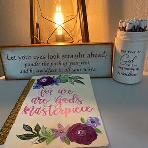 Be Joyful in Hope Hand Painted Journal - Etsy