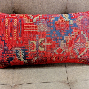 Blue Kilim Pillow Cover Turkish Boho Pillow Woven Turkish - Etsy