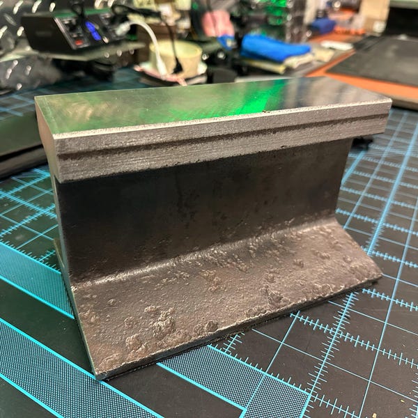 Knife Makers Anvil. With Mounting Holes. - Etsy