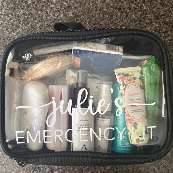 Deluxe Personalized Bridal Emergency Kit, Bridal Emergency Kit ...