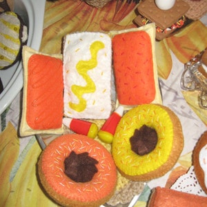 Felt Food Tea Cake Sampler, Set of 4 - Etsy