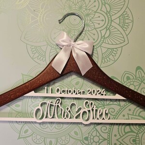 Wedding Dress Hanger, Mrs Hanger, Bridal Hanger, Wedding Hanger, Bride ...