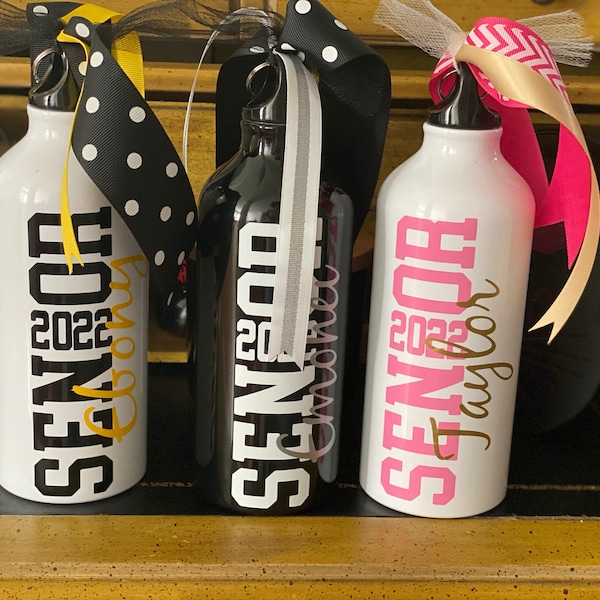 Senior Gifts - Personalized Water Bottles - Grad Gift - Graduation ...