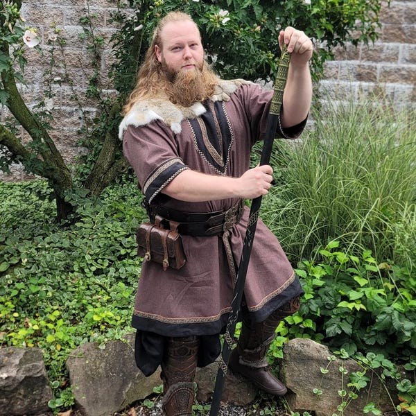 Larp Viking Armor. Leather Armor for a Celtic, Barbarian, Pagan or ...