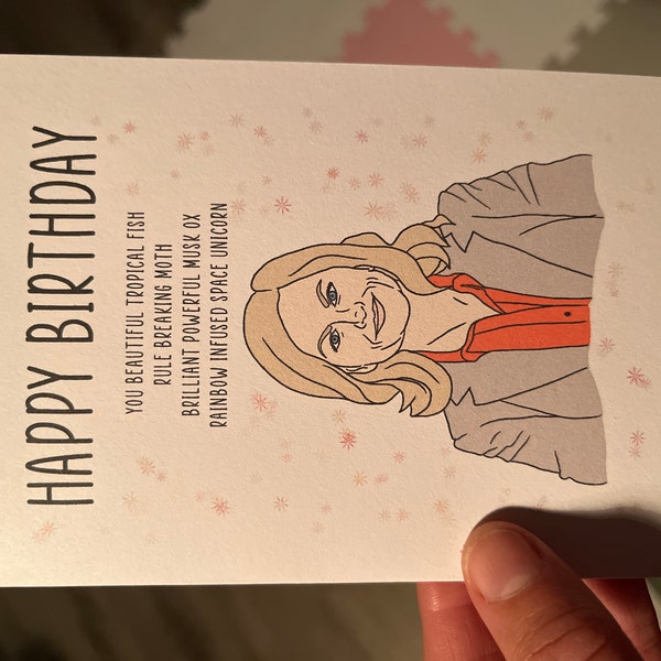 Limited Edition Hamilton Themed Birthday Celebration Card in A6! King ...