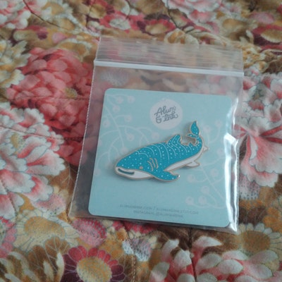 Happy Whale Shark Enamel Pin - Etsy