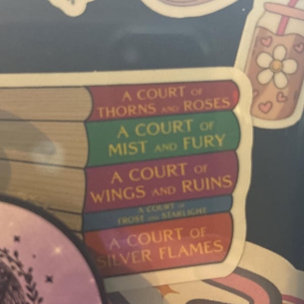 ACOTAR Book Stack Sticker - Etsy