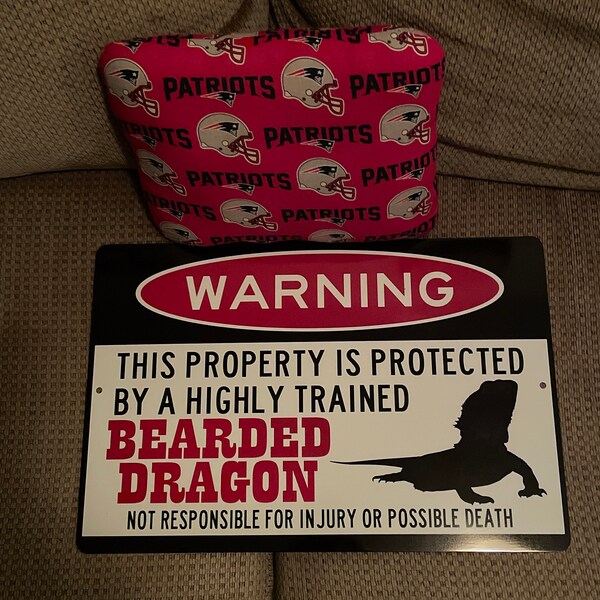 Bearded Dragon Sign,funny Metal Signs,bearded Dragon Accessories,lizard ...