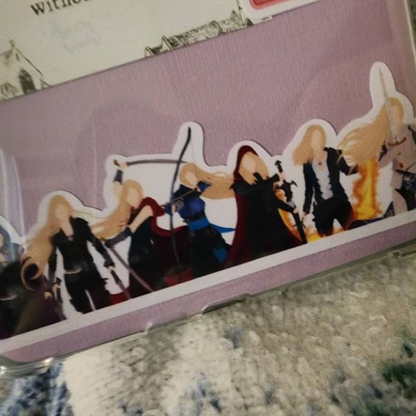 Throne of Glass Covers Sticker | Tog, Com, Hof, Qos, Eos, Koa, Sjm ...