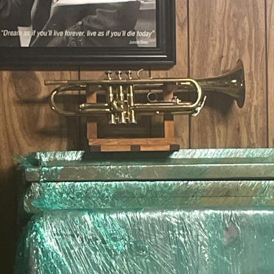 Horizontal Trumpet Display Stand - Etsy