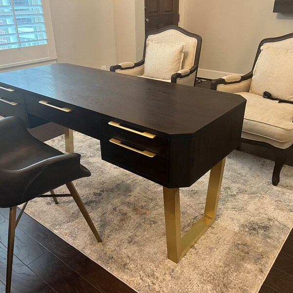 Modern Vintage Custom Brass Table Legs , 28 BESIK Gold Table Legs, 28 ...