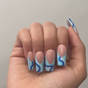 Boo Press on Nails Fake Nails False Nails - Etsy