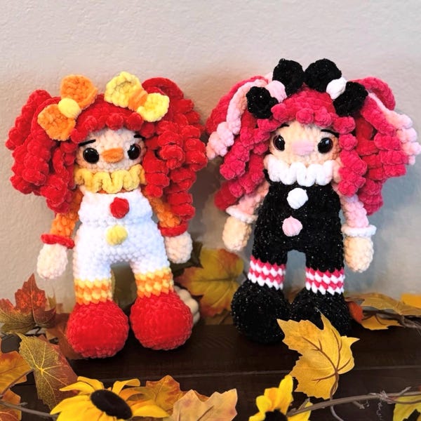 Poppy the Clown | Crochet Clown Pattern, Amigurumi Clownpattern ...