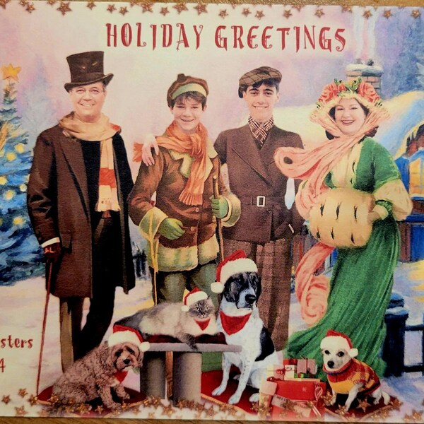 Family Christmas Card, Custom Christmas Photo Card, Custom Holiday Card ...