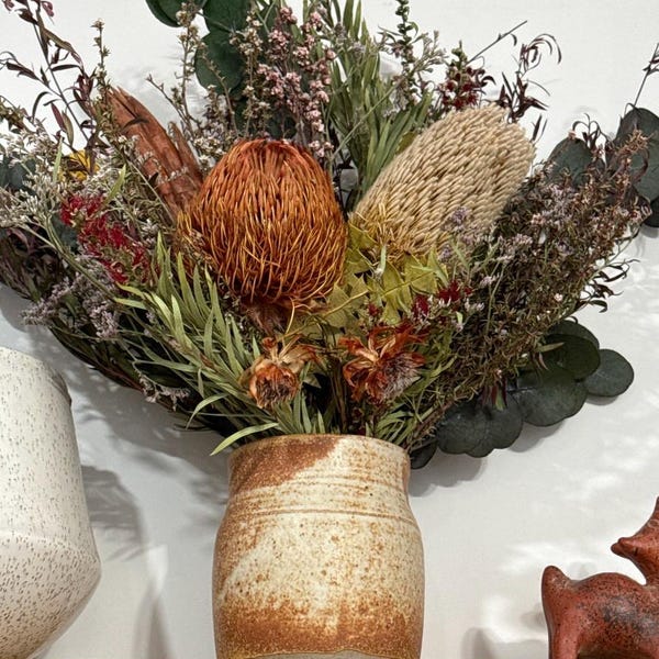 Australian Native Preserved Flower Centrepiece Wedding Table Floral ...