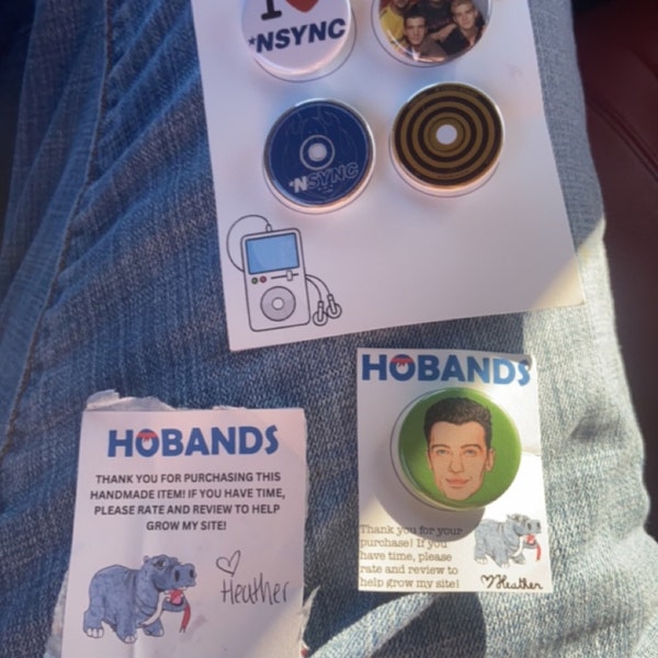 NSYNC Pins (set of 4) - Etsy