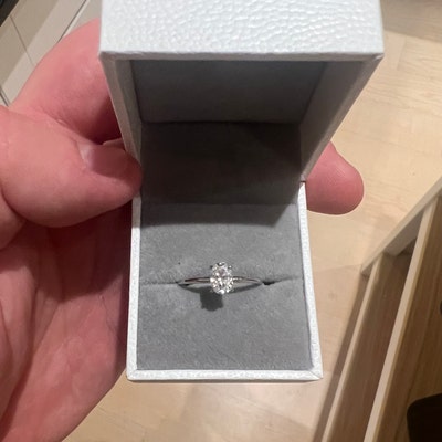 1 Ct Starburst Flower Round Moissanite Celestial Engagement Ring, 14k ...