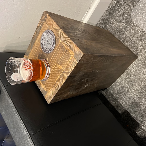 WOODEN Triangle BOOKREST | Book ORGANISER | Rustic Bedside Table Phone ...