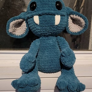 Eliza the Elephant Crochet Pattern PDF Crochet Animal Safari - Etsy