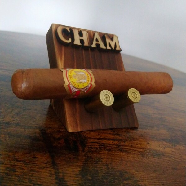 Cigar Stand (burned Wood) Cigar Rest, Fathers, Mothers, Valentine’s ...