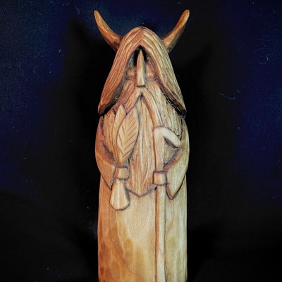 KOLYADA God Wooden Statue Slavic Gods Kolyada Pagan Goddess Wooden Hand ...