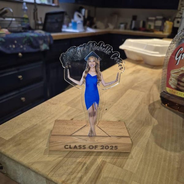 Personalized Graduation Photo Statue - Graduation Gift - High School ...