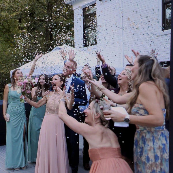 Biodegradable Wedding Confetti, Bulk Confetti, Rainbow Confetti Circles ...