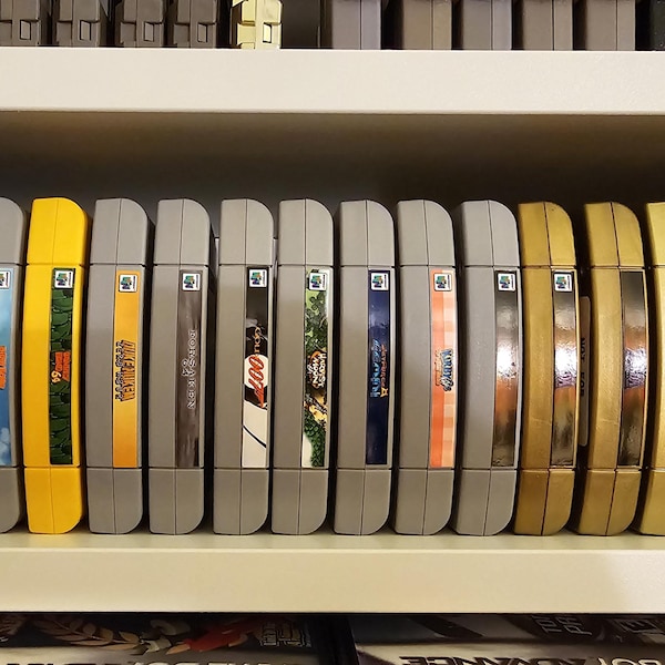 N64 "half Width" End Labels - Entire US Library + Variants + Player's ...