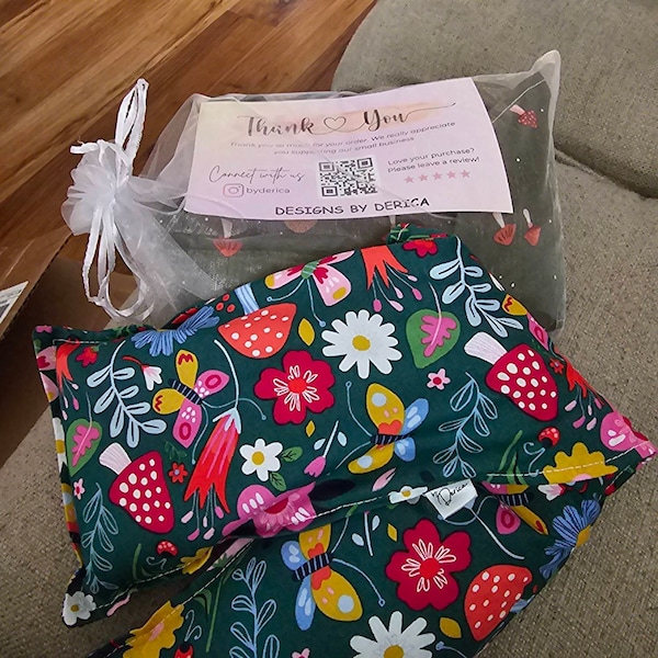 Microwavable Rice Bag: Hot Cold Therapy Pack for Pain Relief Soothing ...