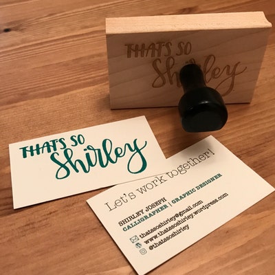 Custom Stamp for Your Small Business, Etsy Shop, Custom Logo Stamp ...