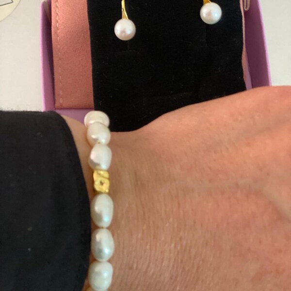 Real Pearls, Comfortable and Simple Bracelet, Elegant Pearl Bracelet ...
