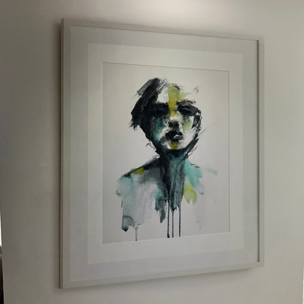 Once I Sleep... | Large Expressive Watercolor Art | Large Digital ...